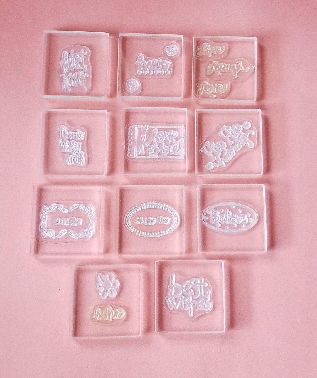 Rubber Stamps, Words of Encouragement Rubber Stamps, Rubber Stamps for ...