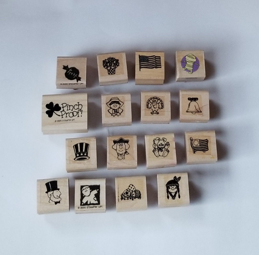 Rubber Stamps, Holiday Rubber Stamps, Rubber Stamps for Crafts, Rubber ...