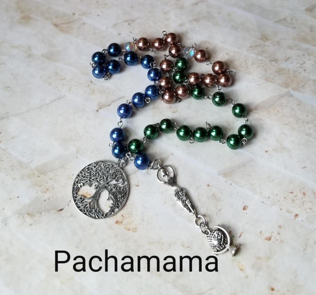 Pachamama Prayer Beads, Goddess Prayer Beads, Hand-wired, Beautiful ...