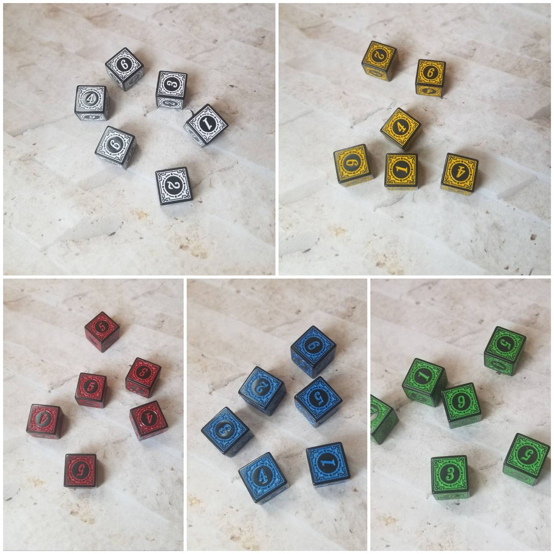 Individual Extra 16mm D6 Dnd Die, Ornate Polyhedral Gaming Dice, Dnd ...