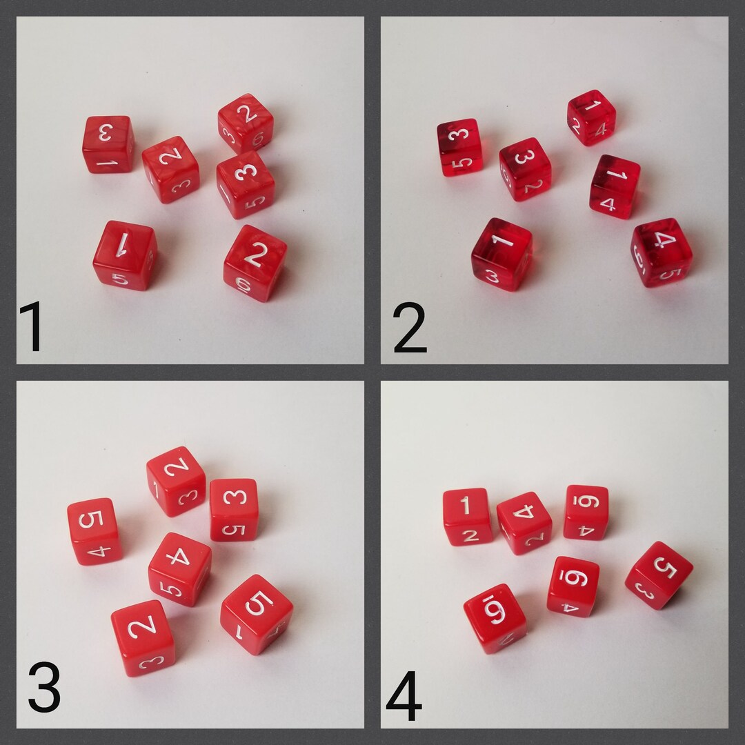 Individual 16mm D6 Dnd Die, Extra Polyhedral Gaming Dice, Dnd Dice, RPG ...