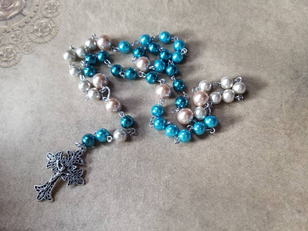 Lutheran Prayer Beads, Lutheran Rosary, Stainless Steel, Hand-wired ...