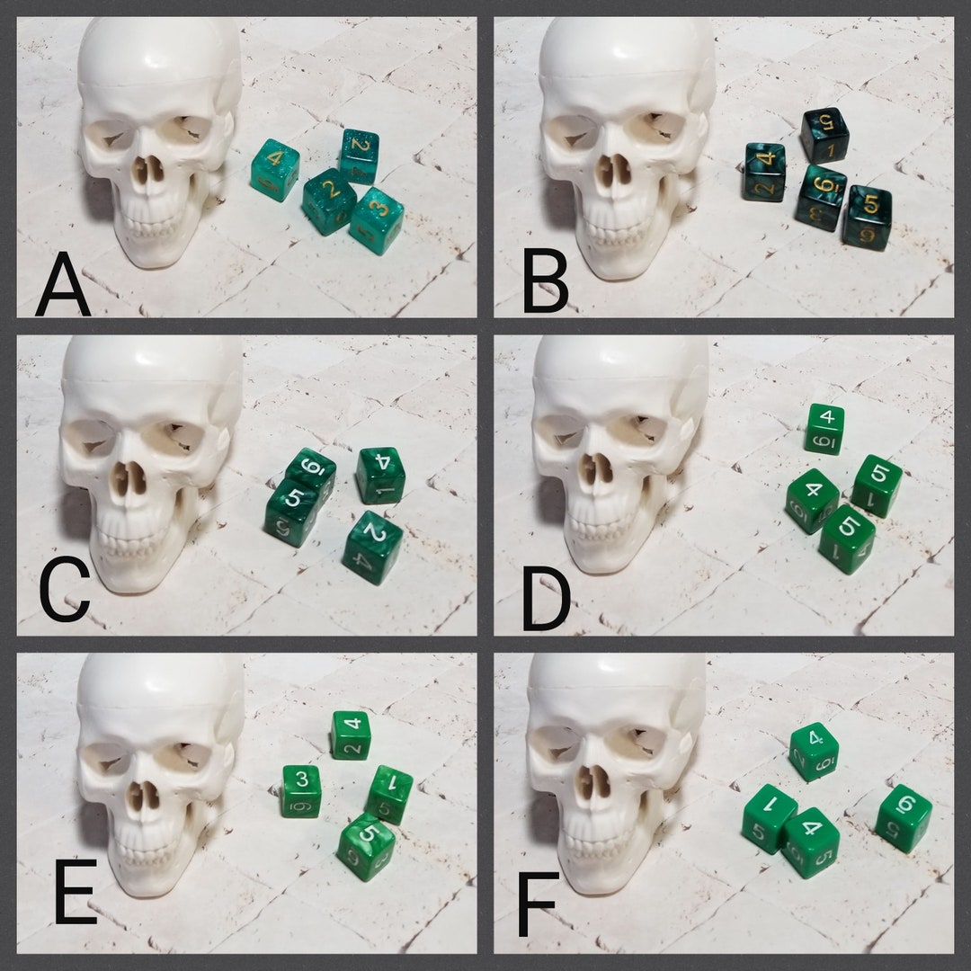 Individual 16mm D6 Dnd Die, Polyhedral Gaming Dice, Dnd Dice, RPG Dice ...