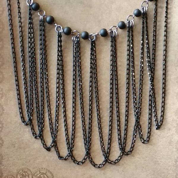 Drape Necklace - Etsy