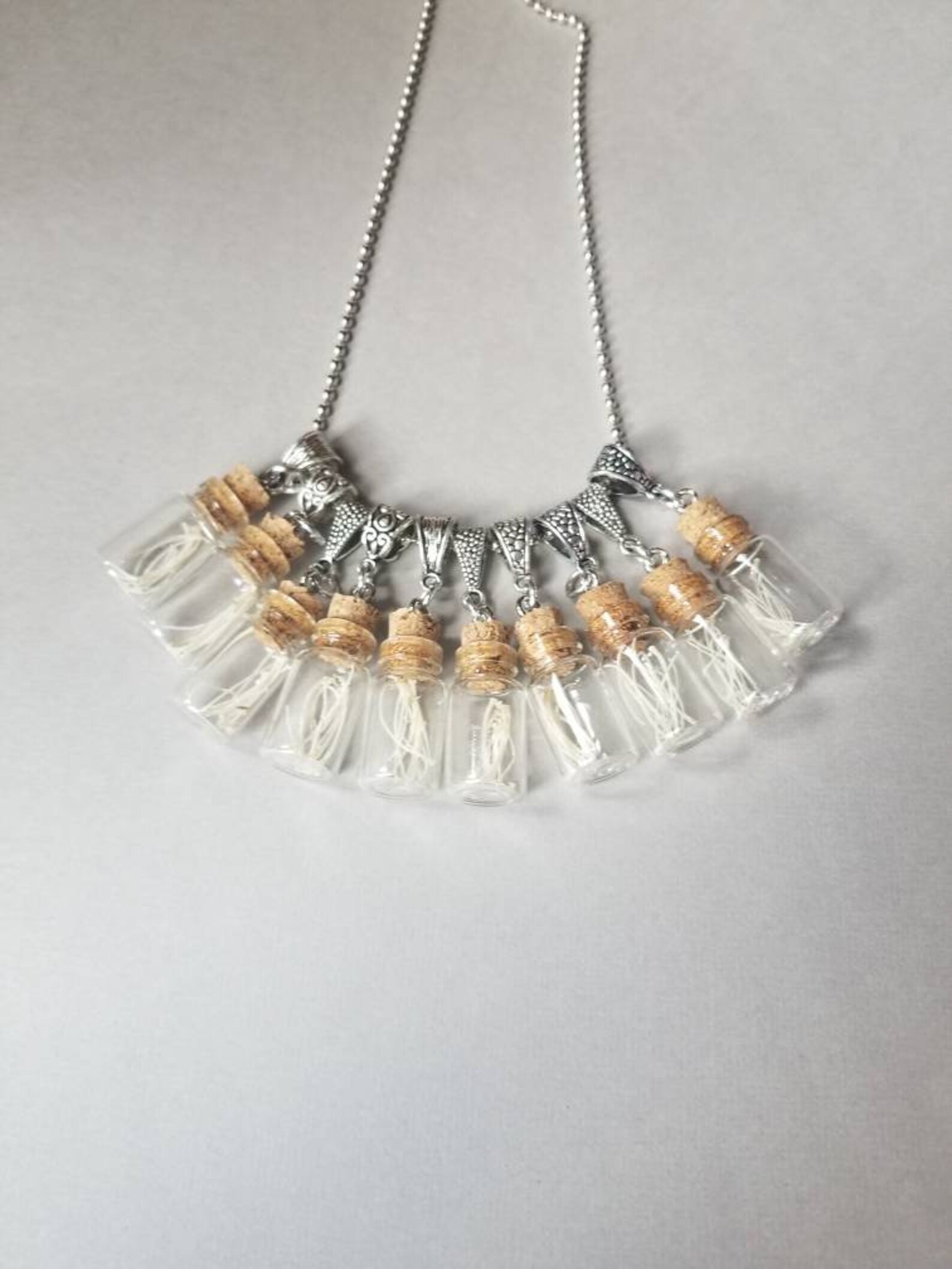 Snake rib vial pendant snake rib bottle pendant snake bones | Etsy