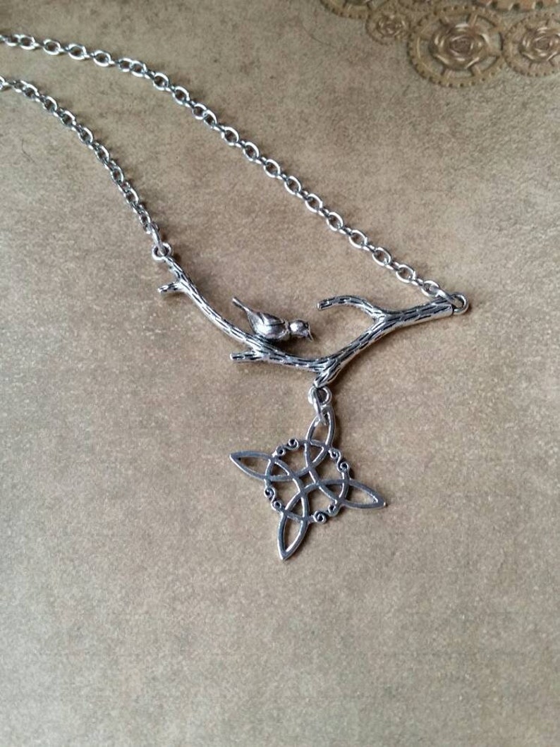 Witches Knot Necklace Witch Jewelry Tree Branch Connector - Etsy