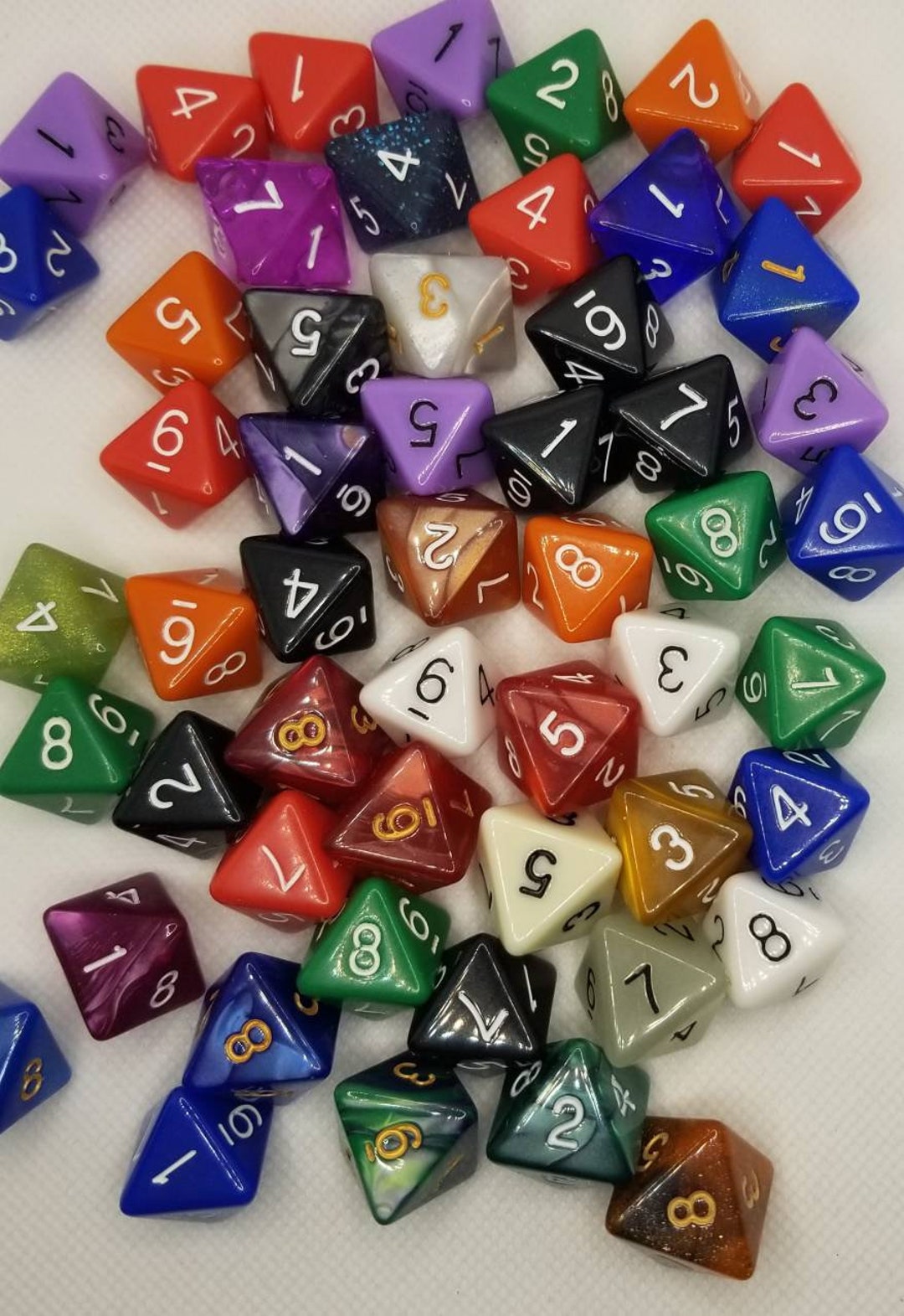 Individual D8 Die Single D8 Dnd Die Polyhedral Gaming Dice - Etsy