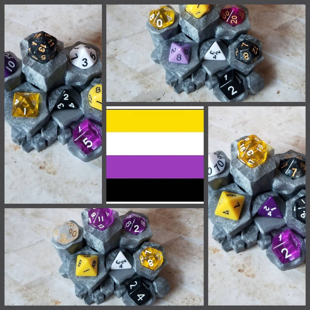 Nonbinary Flag 16mm Dnd Dice Hand Chosen Curated Set of - Etsy