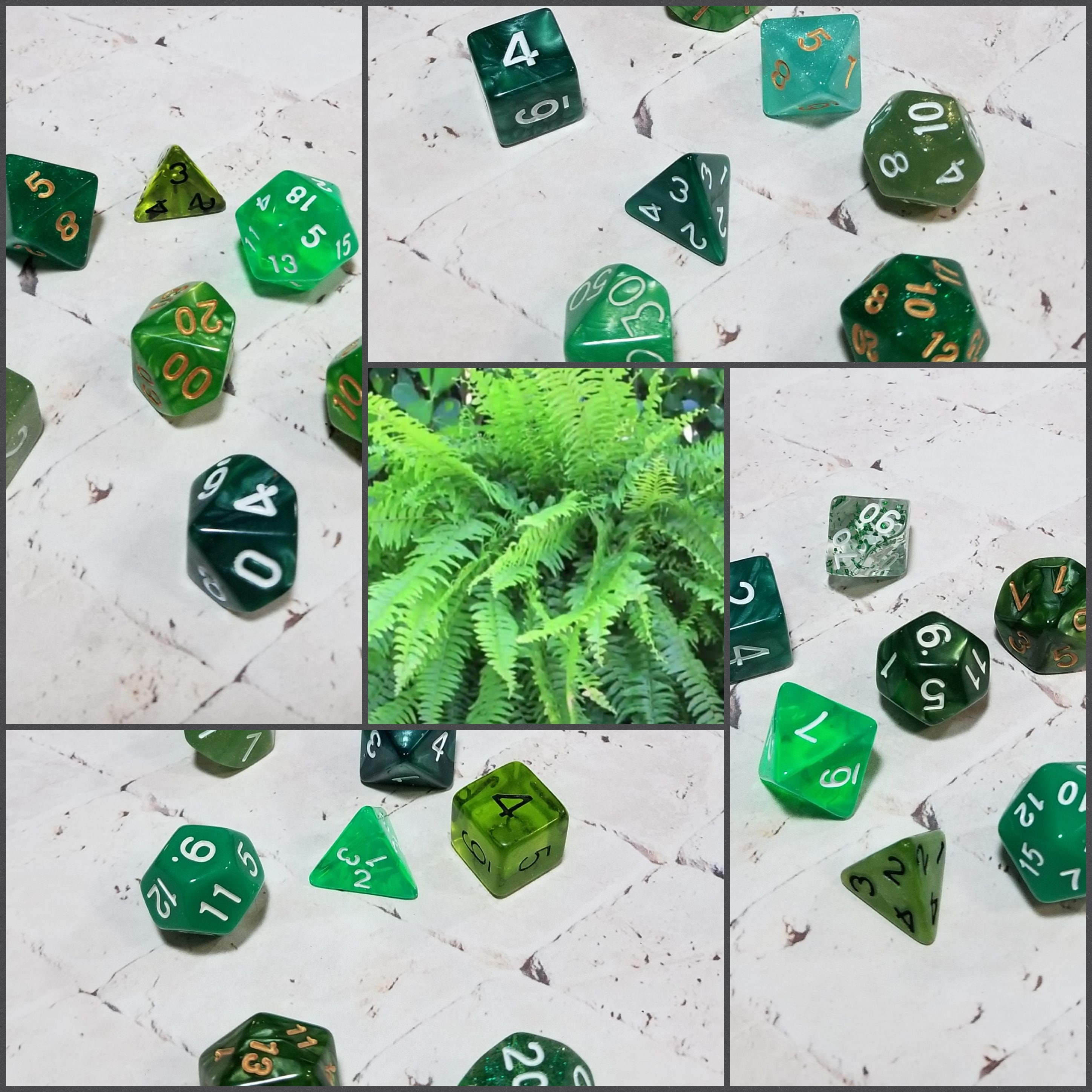 Fern 16mm Dnd Dice Sets Dnd Dice Sets Themed Hand Picked Dnd - Etsy