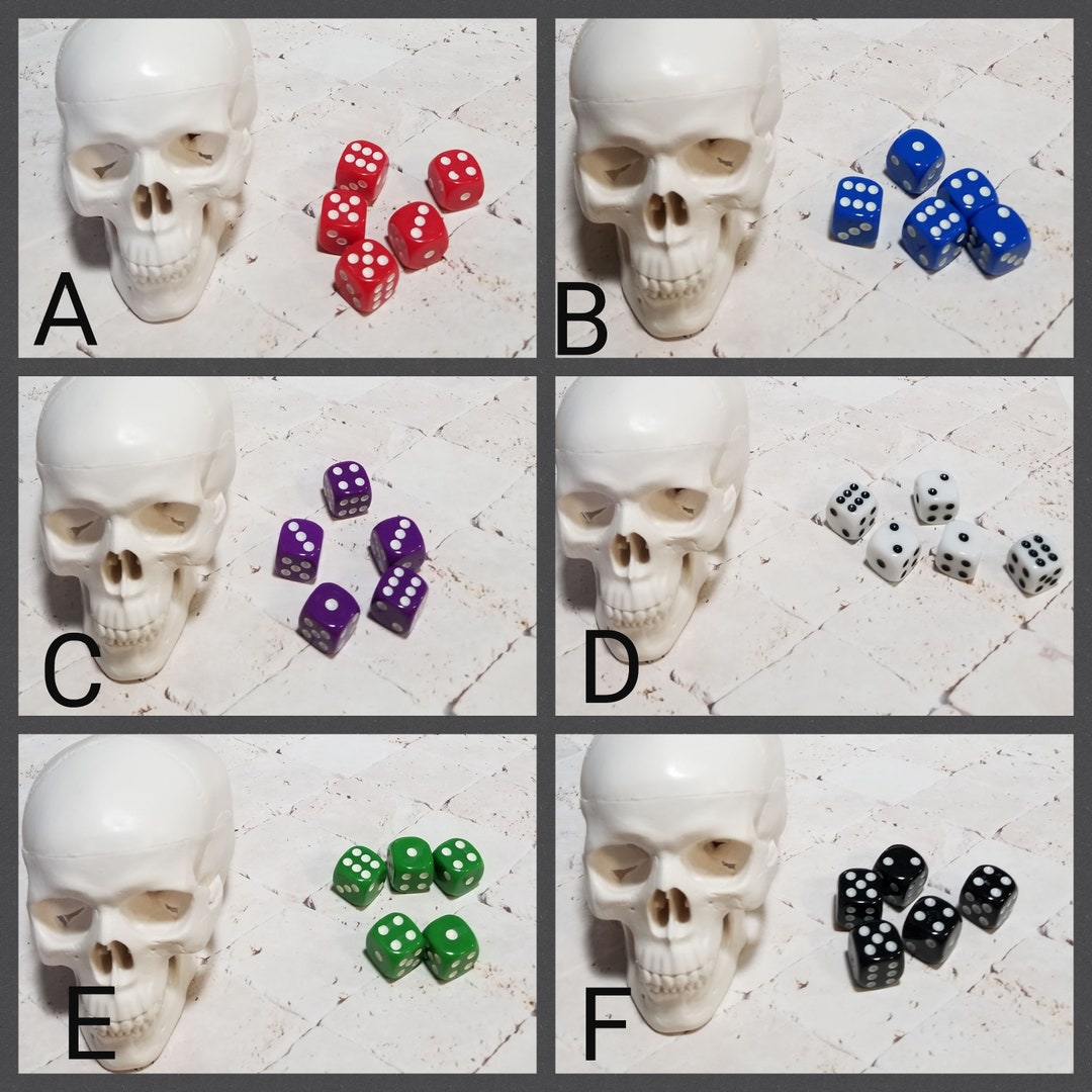 Individual 16mm D6 Dnd Die, Polyhedral Gaming Dice, Dnd Dice, RPG Dice ...