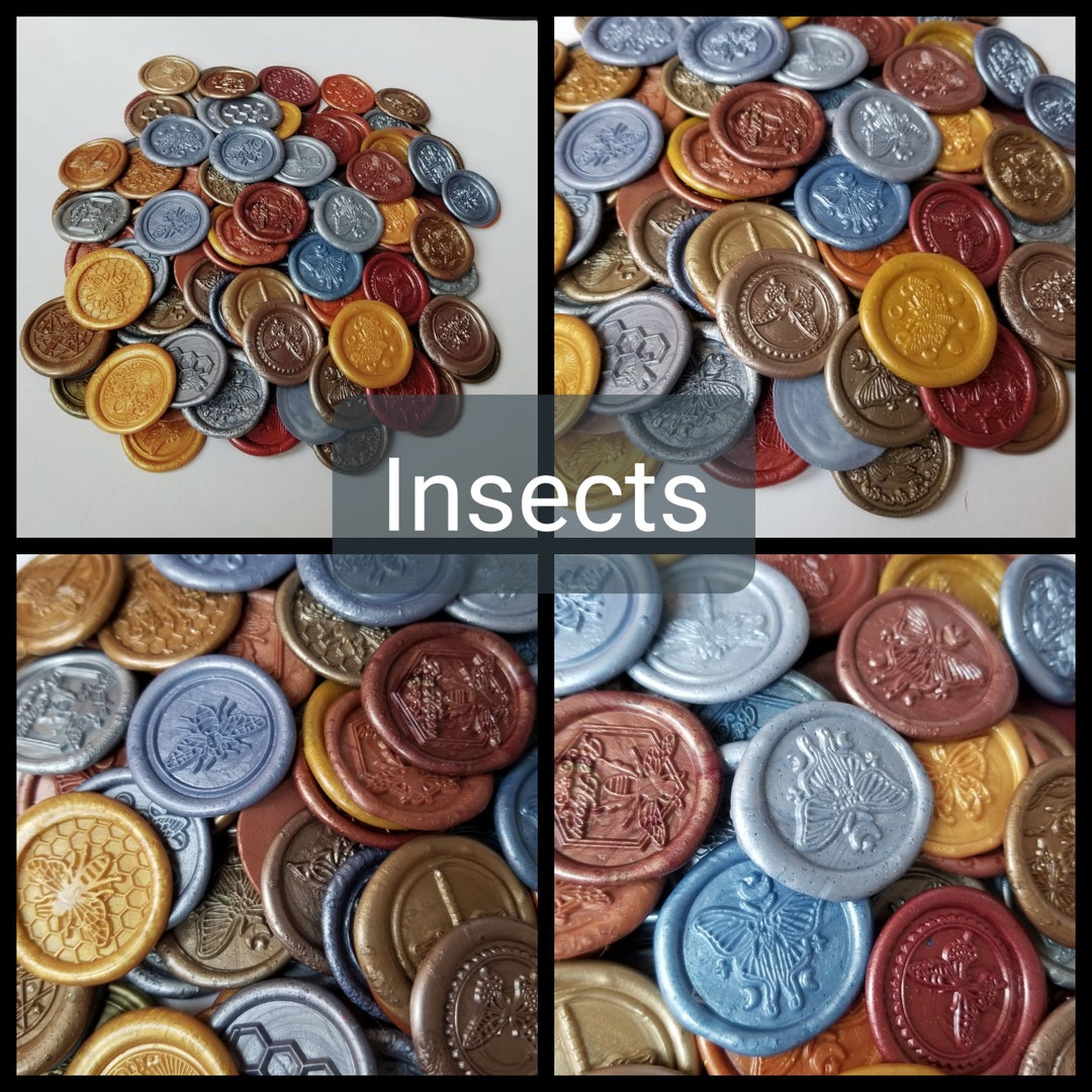 Wax Seal DND Coins, Insect Wax Seals, Dnd Coins, Dnd Counters, Dnd ...