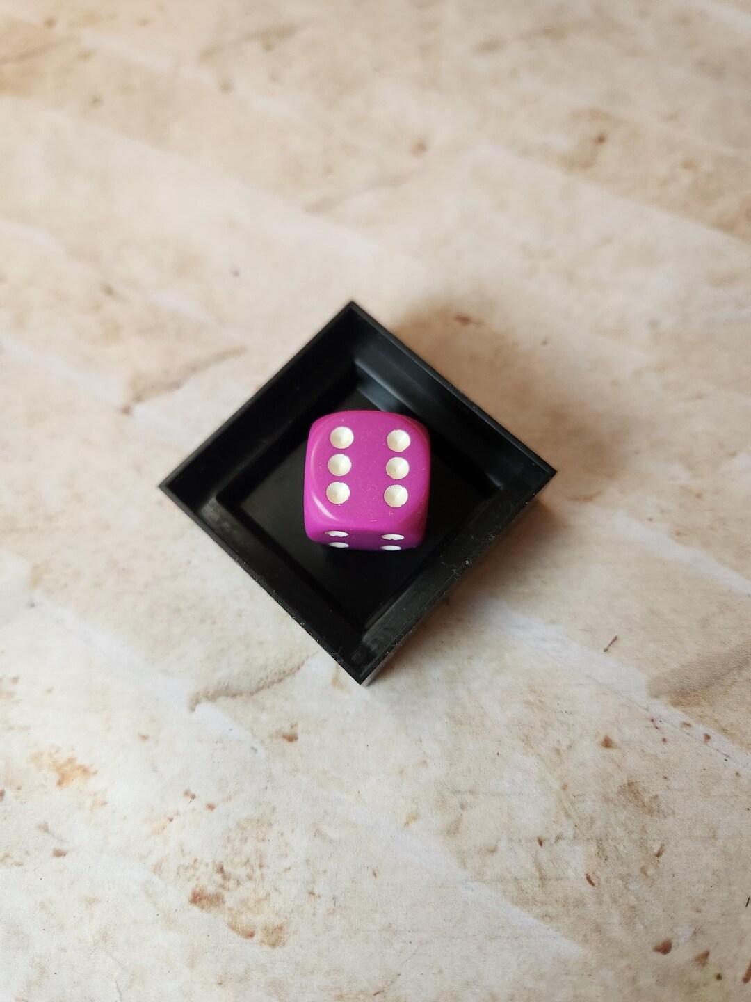 Single Chessex Light Purple and White D6 Die, Extra 16mm D6 Dnd Dice ...