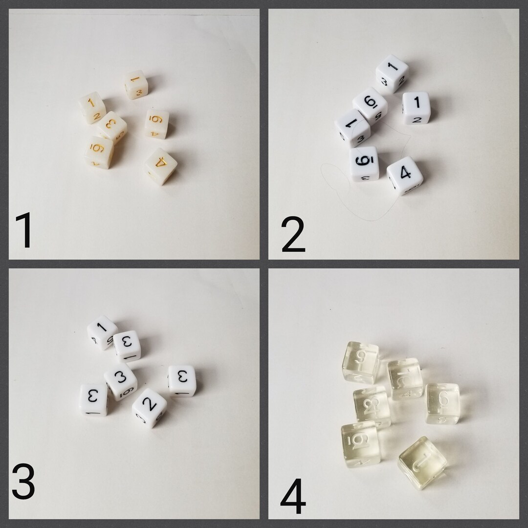 Individual 16mm D6 Dnd Die, Extra Polyhedral Gaming Dice, Dnd Dice, RPG ...