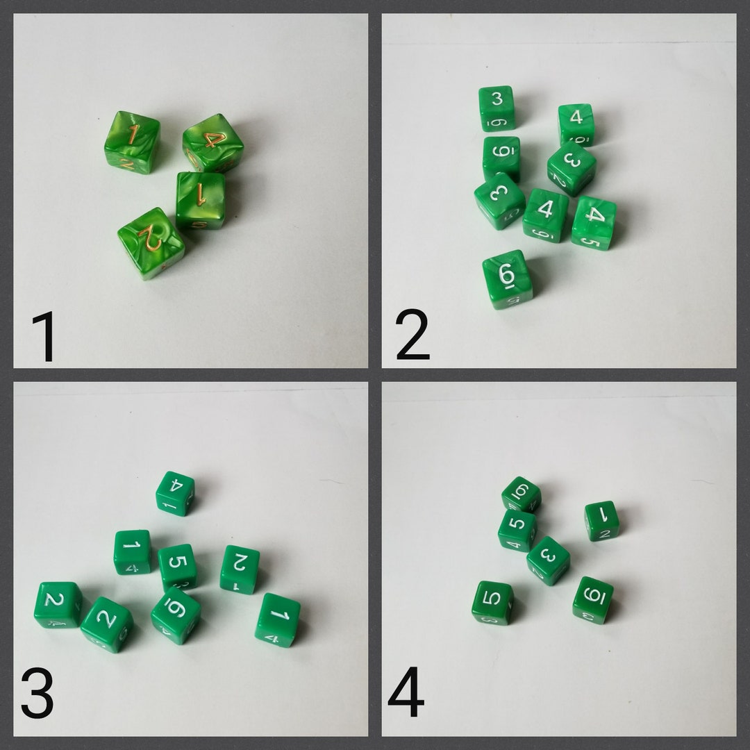 Individual 16mm D6 Dnd Die, Extra Polyhedral Gaming Dice, Dnd Dice, RPG ...