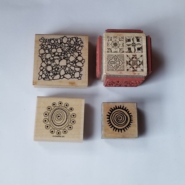 Rubber Stamp Textures - Etsy
