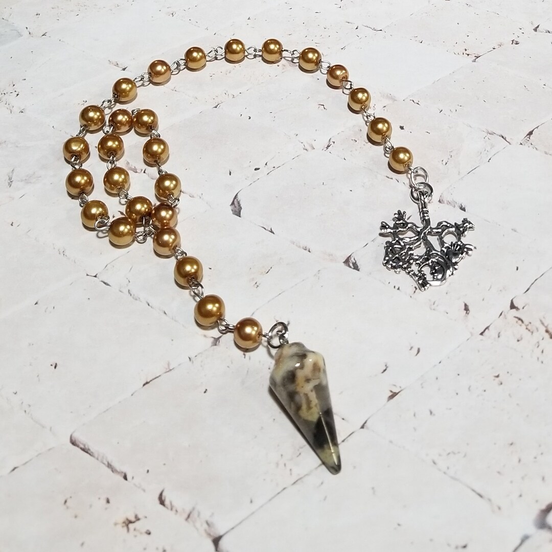 Cimaruta Pendulum Italian Witches Amulet Streagheria Amulet - Etsy