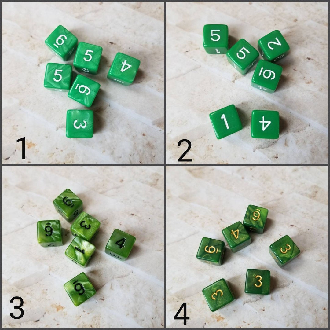 Individual 16mm D6 Dnd Die, Polyhedral Gaming Dice, Dnd Dice, RPG Dice ...