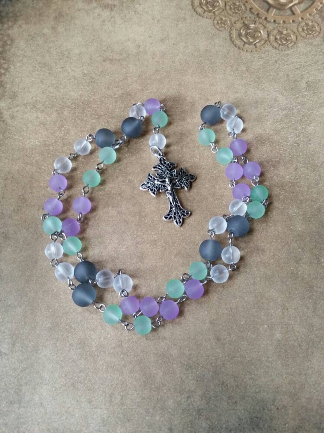 Lutheran Prayer Beads, Lutheran Rosary, Stainless Steel, Hand-wired ...