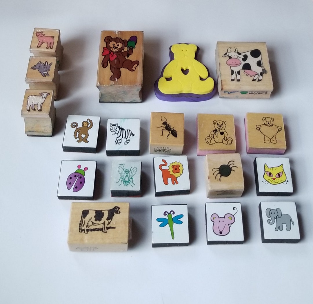 Rubber Stamps, Animal Rubber Stamps, Rubber Stamps for Crafts, Rubber ...