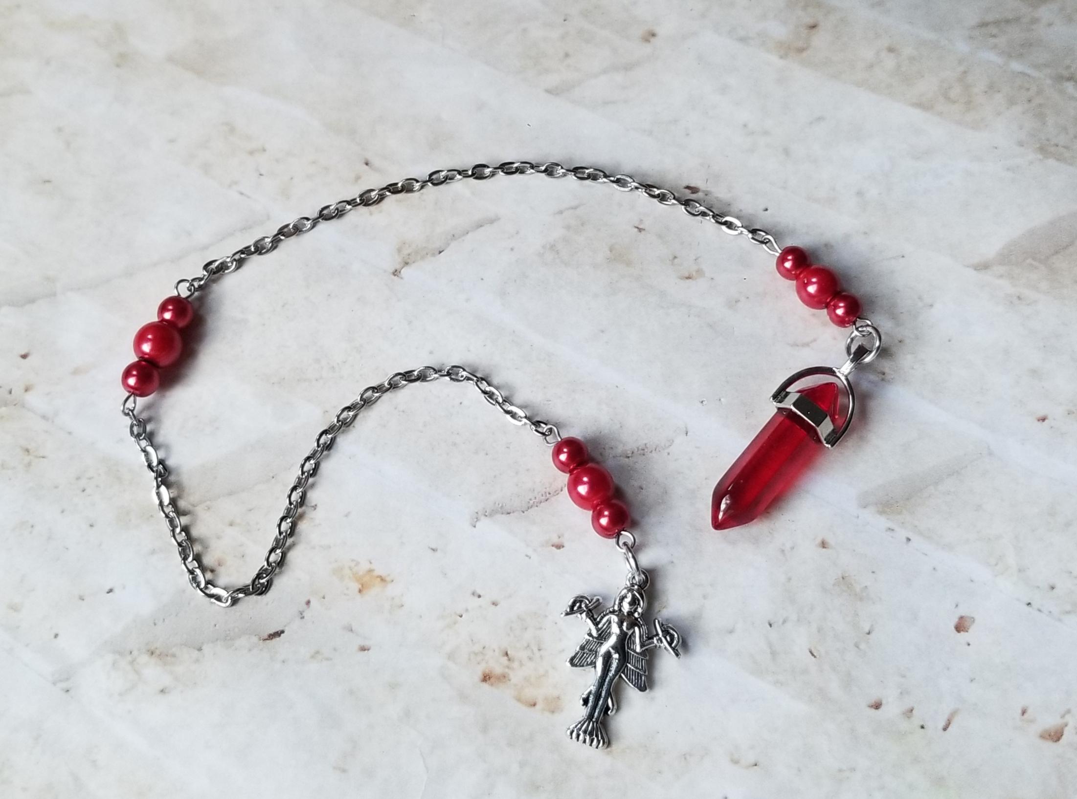 Inanna/ishtar Pendulum, Goddess Pendulum, Divination, Dowsing Pendulum ...