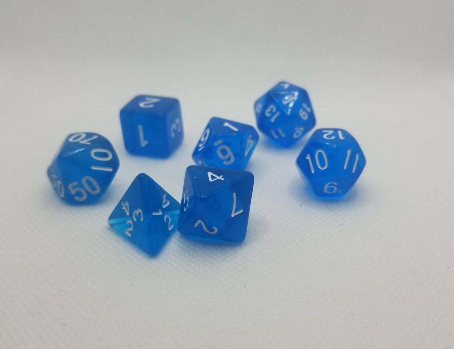Translucent Blue 16mm Dnd Dice Polyhedral Gaming Dice Dnd - Etsy