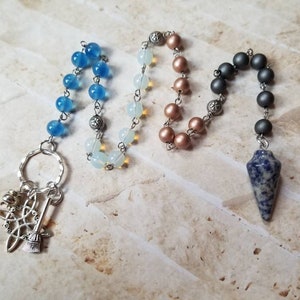 Yule Prayer Beads, Pagan Prayer Beads, Witch Prayer Beads, Stainless ...