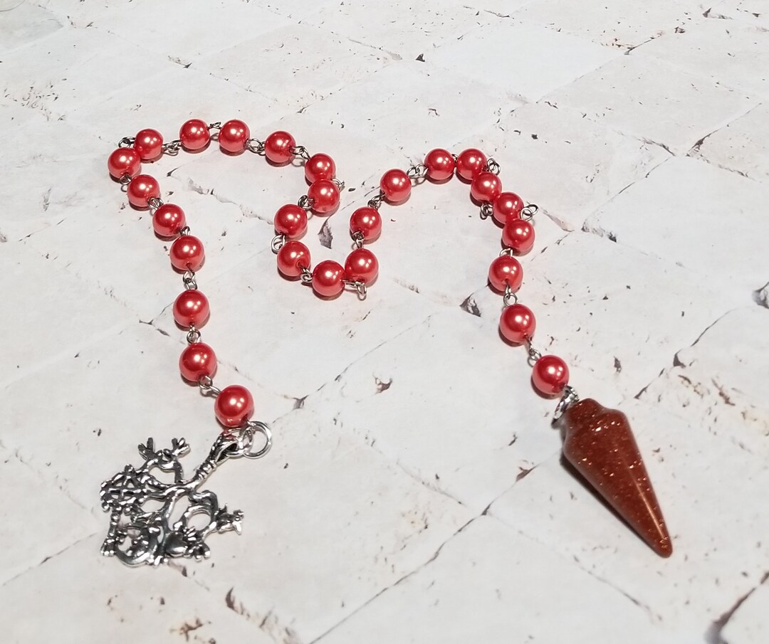 Cimaruta Pendulum, Italian Witches Amulet, Streagheria Amulet, Folk ...