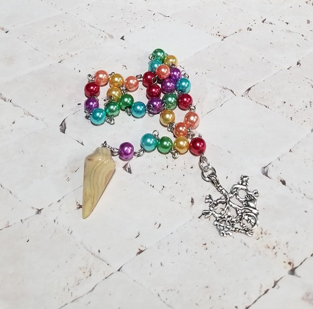 Cimaruta Pendulum, Italian Witches Amulet, Streagheria Amulet, Folk ...