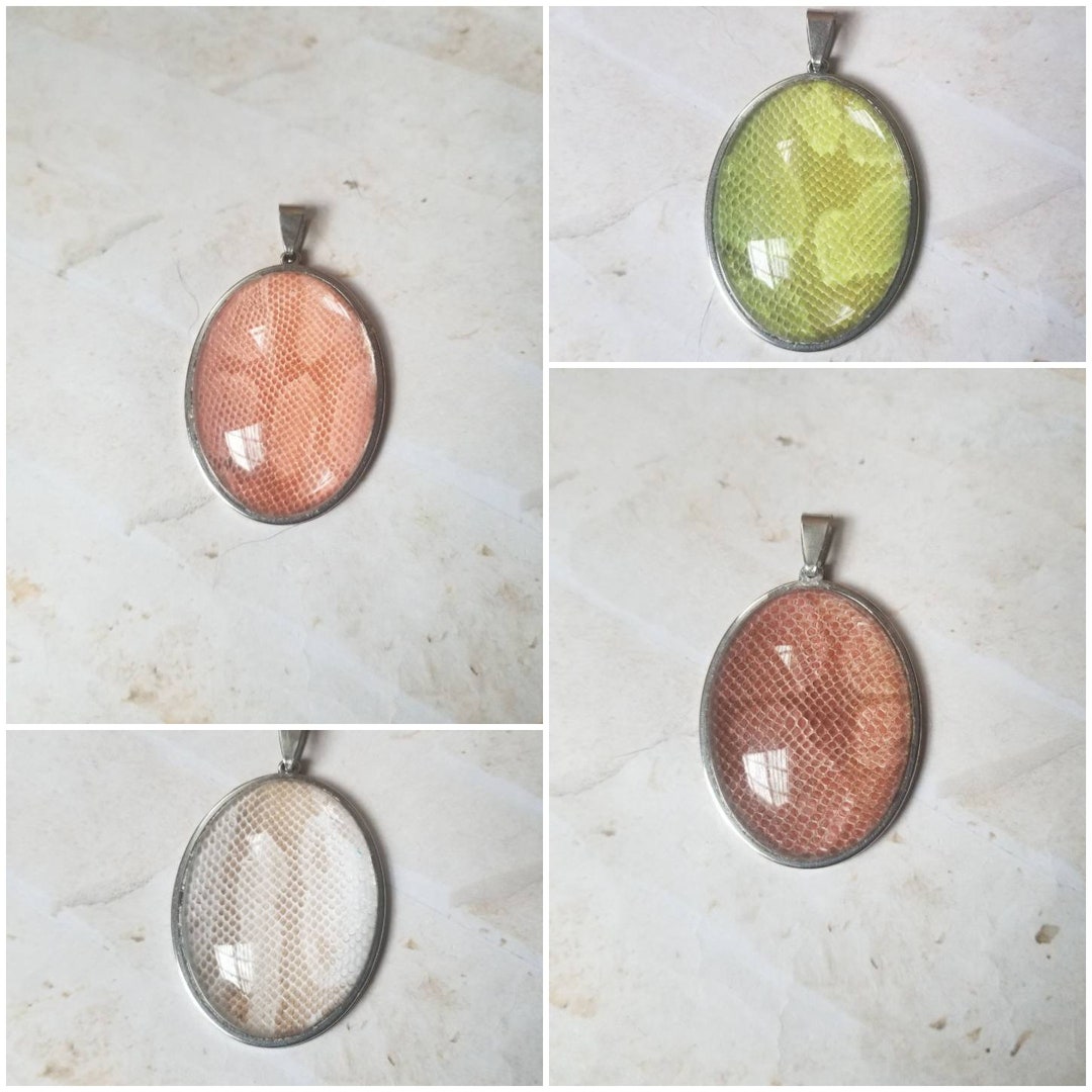 Snake Shed Jewelry, Snake Shed Pendant, Snakeskin Necklace, Cruelty ...