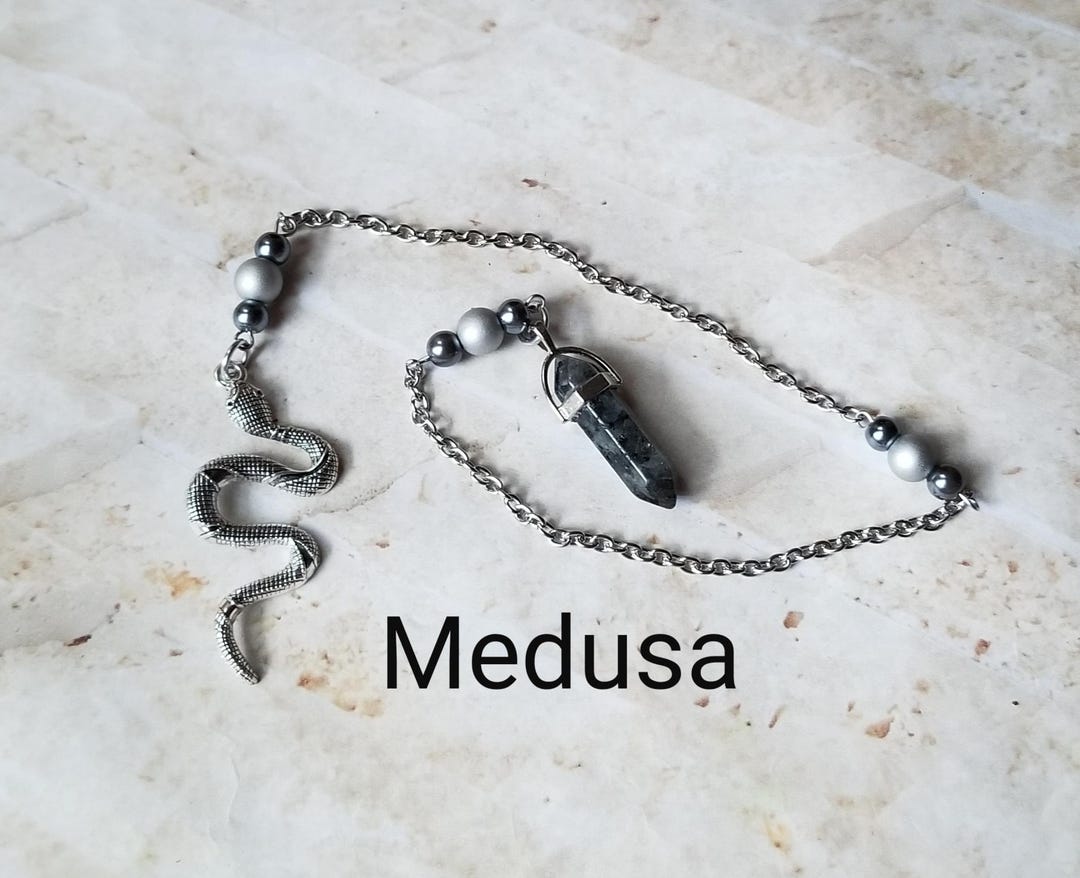 Medusa Pendulum, Goddess Pendulum, Divination, Dowsing Pendulum, Beaded ...