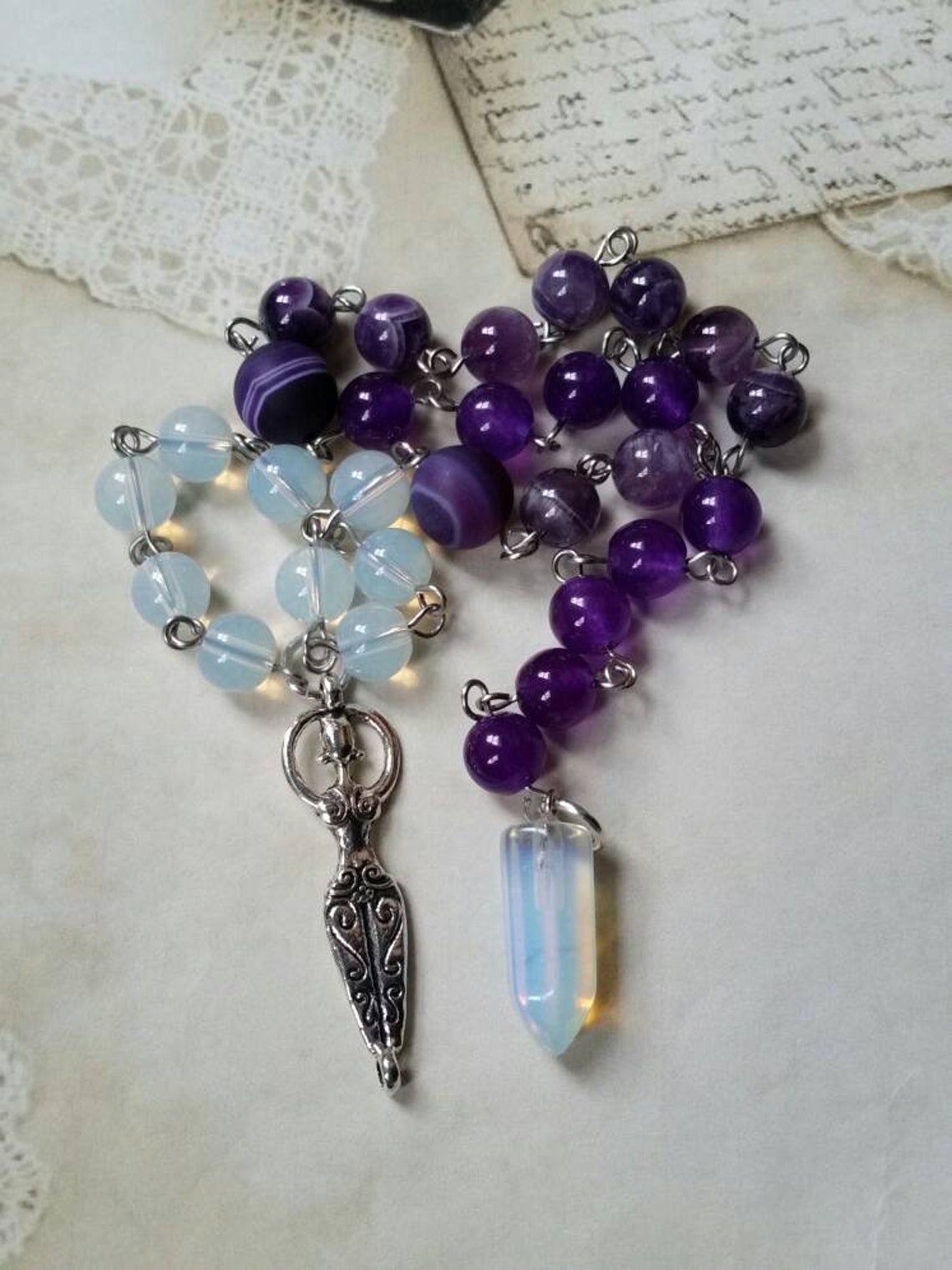 Lammas Prayer Beads Pagan Prayer Beads Lughnasadh Prayer | Etsy