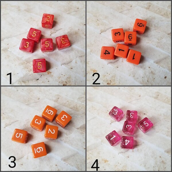 D6 Dice - Etsy