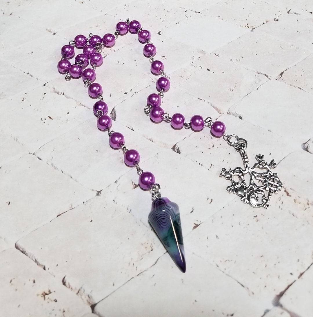Cimaruta Pendulum Italian Witches Amulet Streagheria Amulet - Etsy