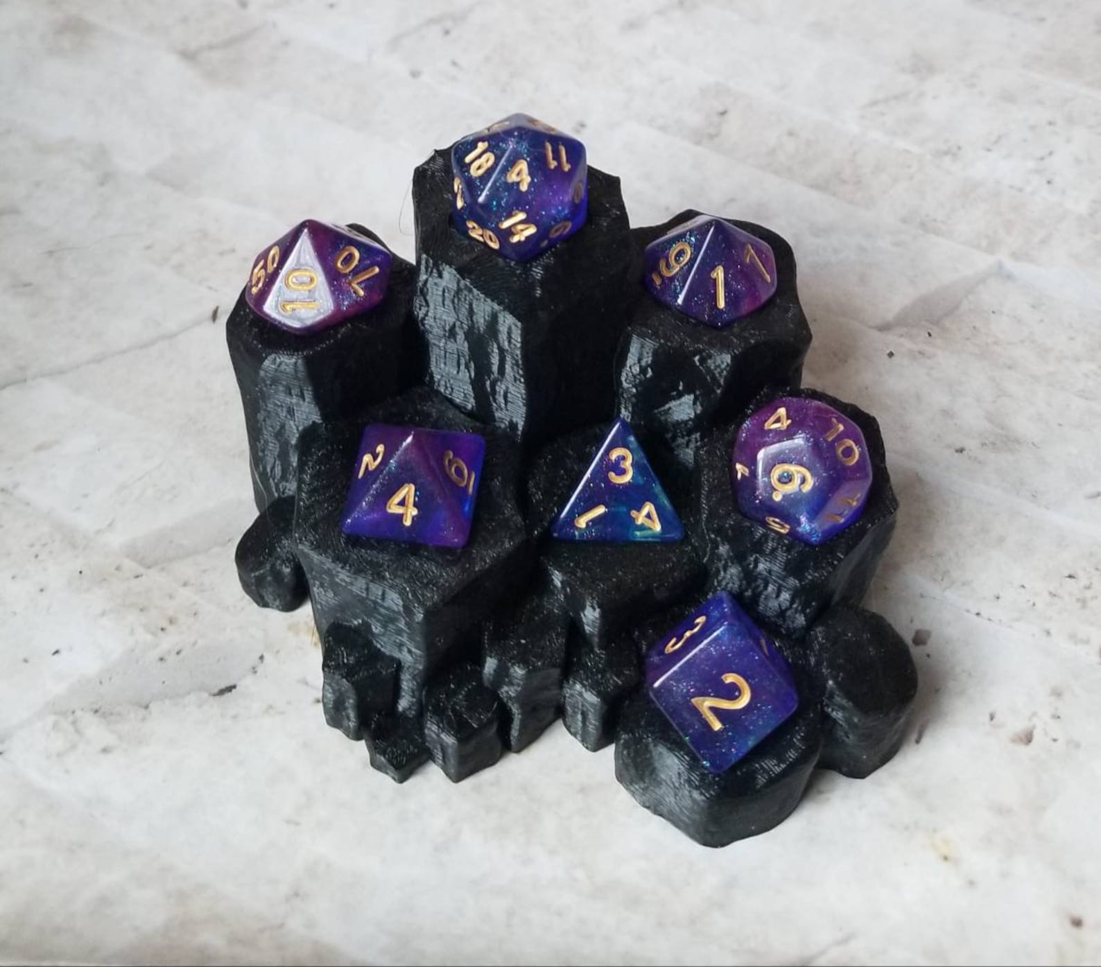 Glittery Purple 16mm Dnd Dice Gaming Dice Dnd Dice Set RPG - Etsy