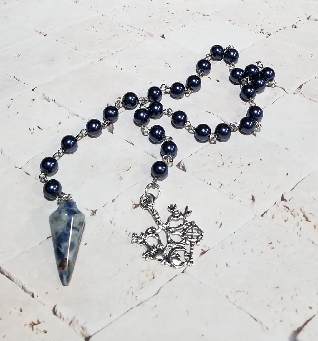 Cimaruta Pendulum, Italian Witches Amulet, Streagheria Amulet, Folk ...