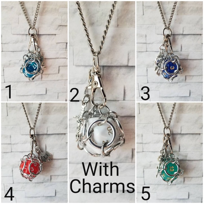 Dice Cage Necklace - Etsy