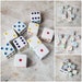 Individual 19mm D6, White 19mm D6 Dice With Rainbow Pips, Oversized D6 ...