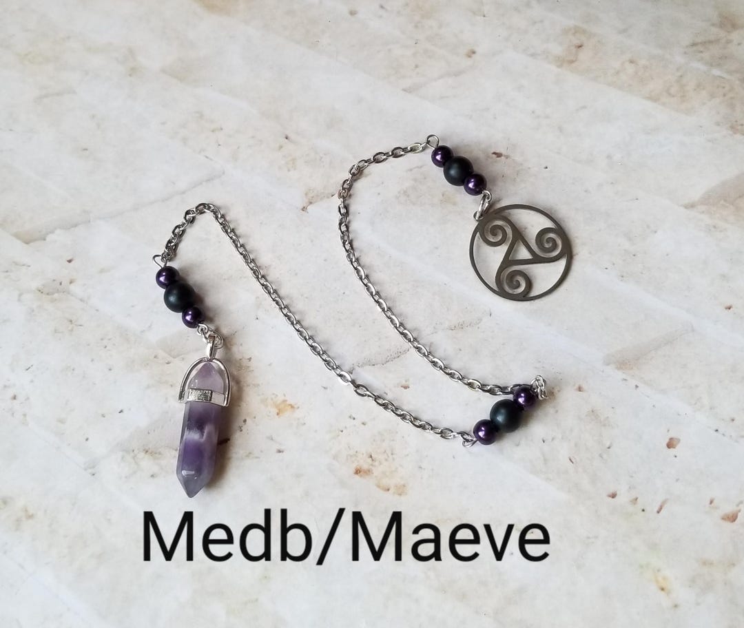 Medb/maeve Pendulum, Goddess Pendulum, Divination, Dowsing Pendulum ...