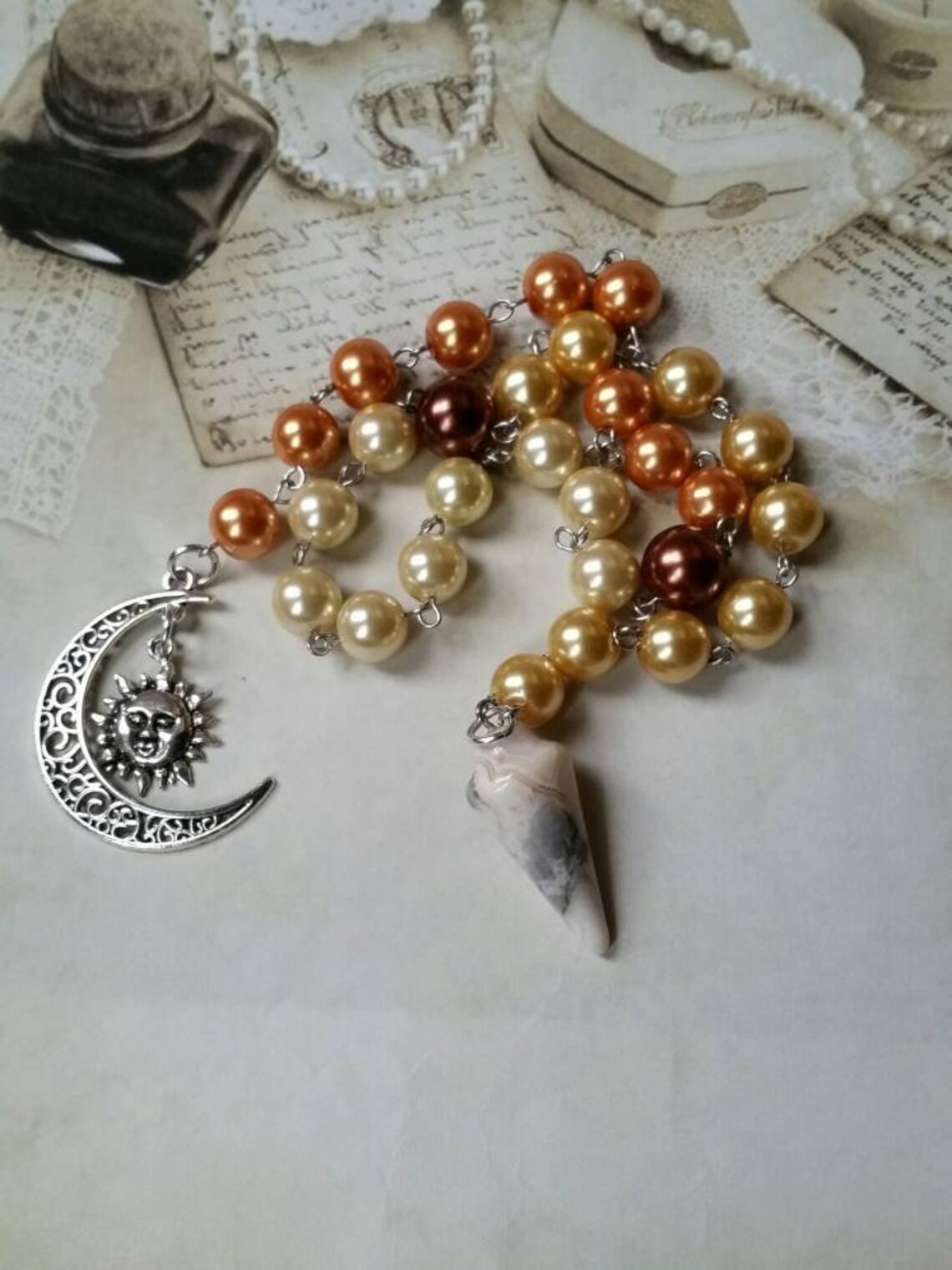 Lammas Prayer Beads Pagan Prayer Beads Lughnasadh Prayer | Etsy