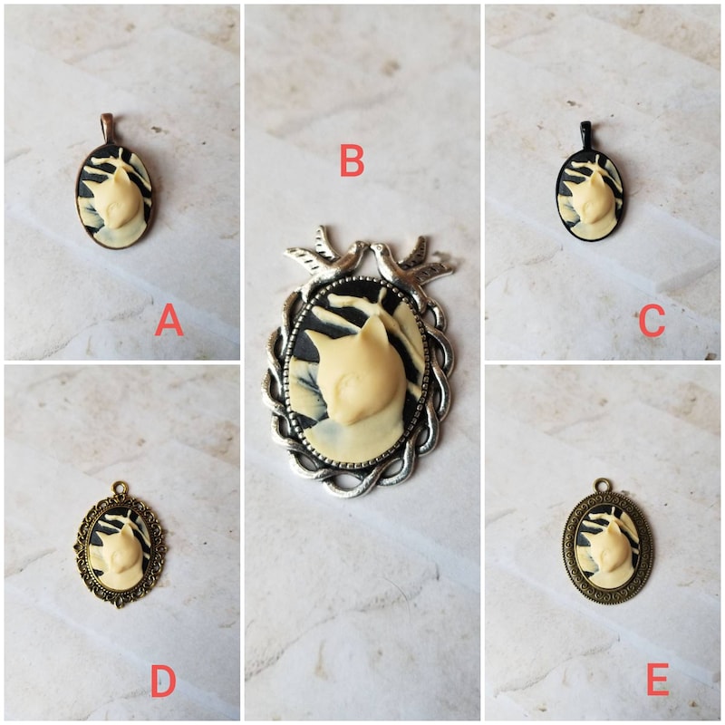 Cat Cameo - Etsy
