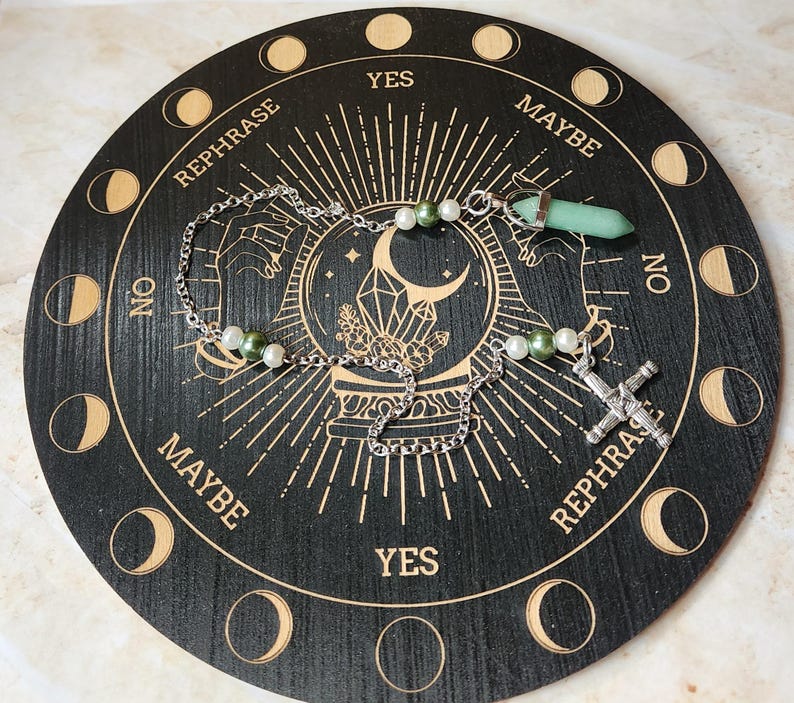 Brigid Pendulum, Goddess Pendulum, Divination, Dowsing Pendulum, Beaded ...