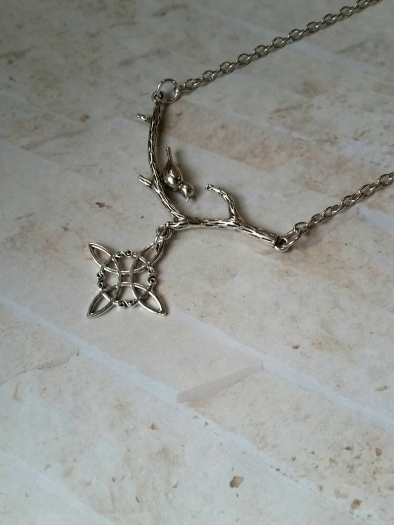 Witches Knot Necklace Witch Jewelry Tree Branch Connector - Etsy
