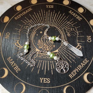 The Green Man Pendulum, God Pendulums, Divination, Dowsing Pendulum ...