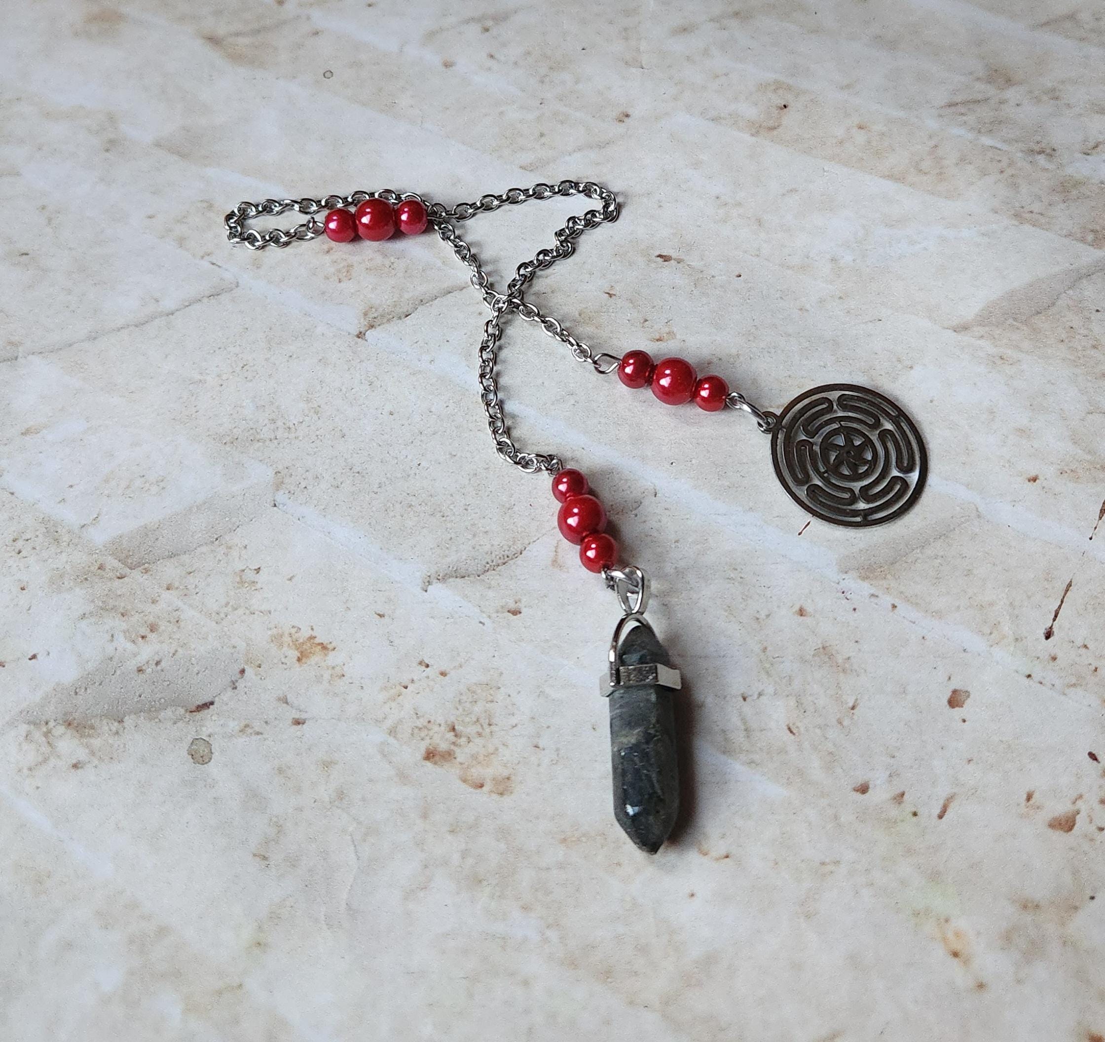 Hecate Pendulum, Goddess Pendulum, Divination, Dowsing Pendulum, Beaded ...