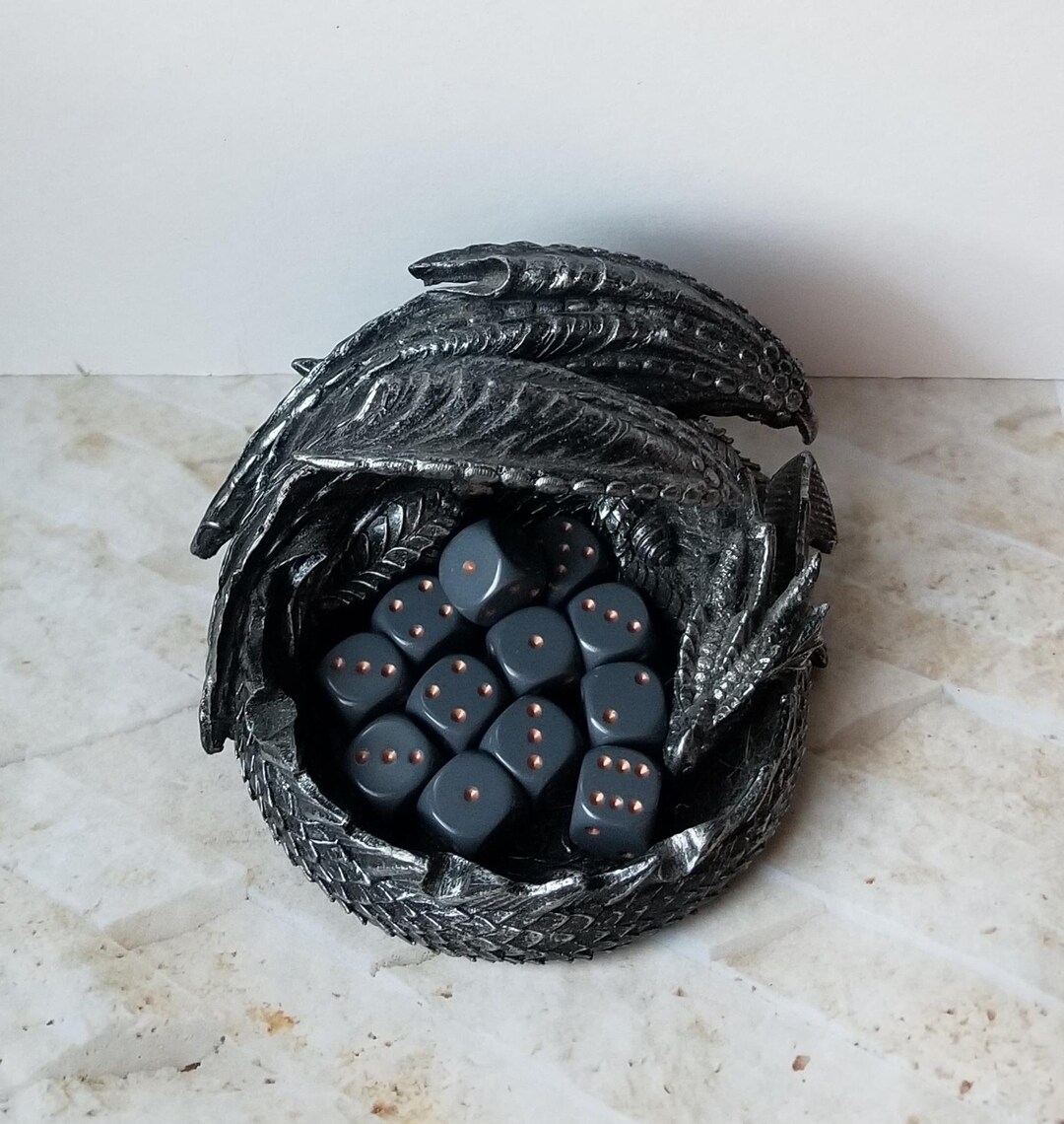 Single Chessex Dark Gray and Copper D6 Die, Extra 16mm D6 Dnd Dice ...