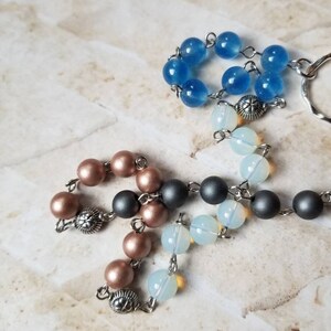 Yule Prayer Beads, Pagan Prayer Beads, Witch Prayer Beads, Stainless ...