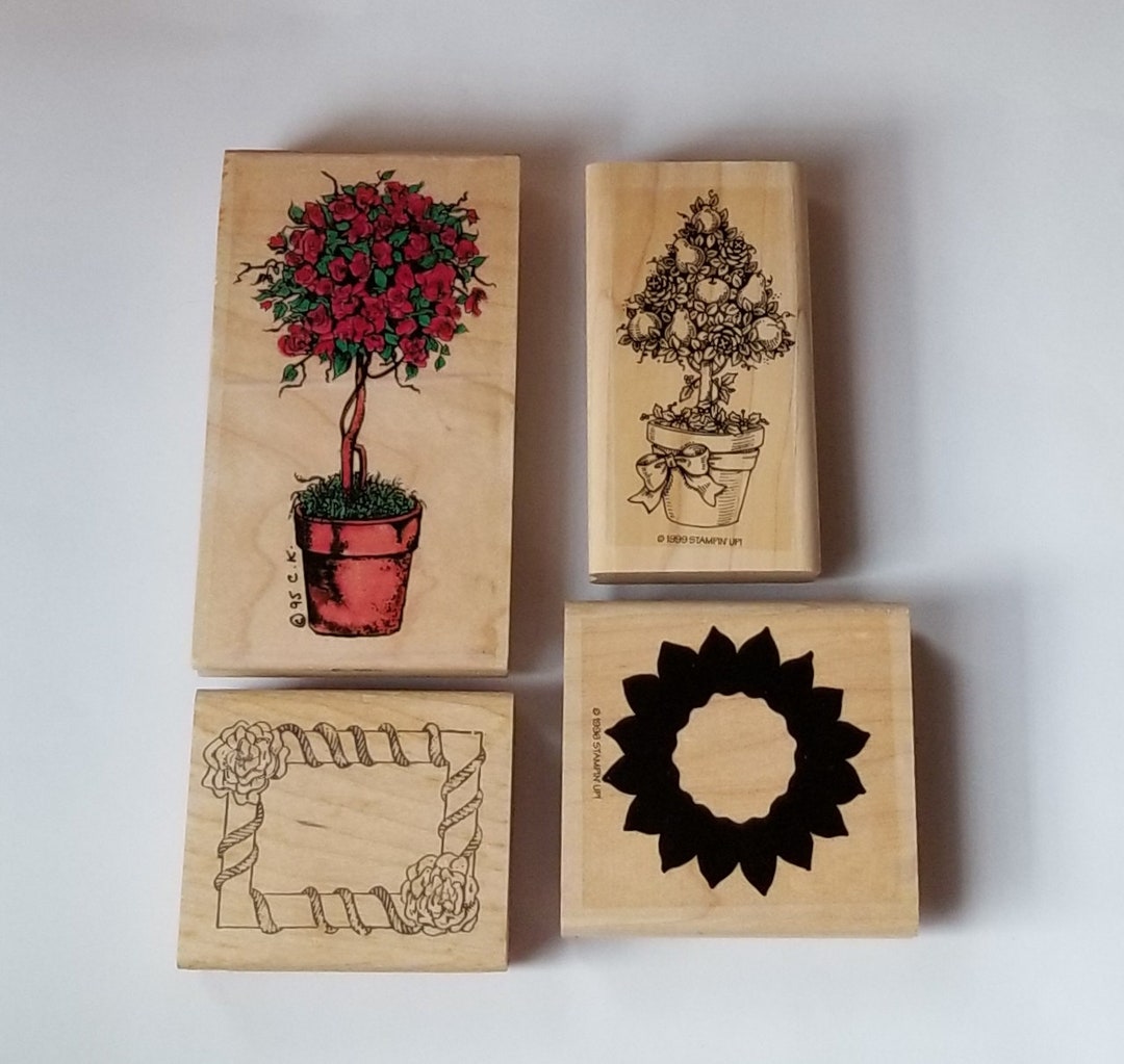 Rubber Stamps, Flower Rubber Stamps, Rubber Stamps for Crafts, Rubber ...