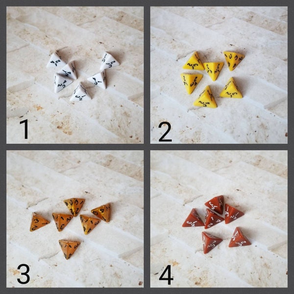 D4 Blank Dice - Etsy