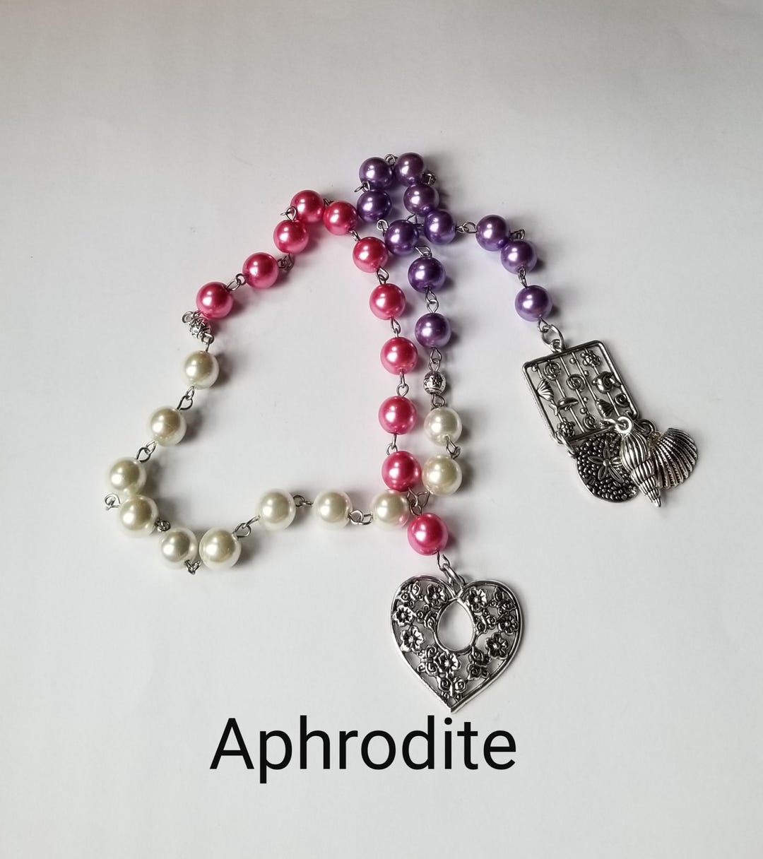 Aphrodite Prayer Beads, Goddess Prayer Beads, Hand-wired, Beautiful ...