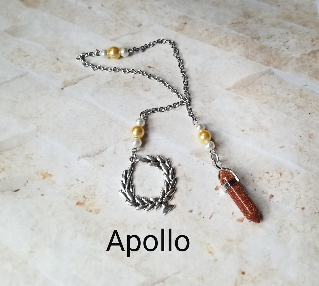 Apollo Pendulum, God Pendulums, Divination, Dowsing Pendulum, Beaded ...